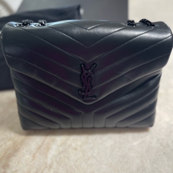 Yves Saint Laurent | Bags | Ysl Black Lou Lou Bag Large | Poshmark